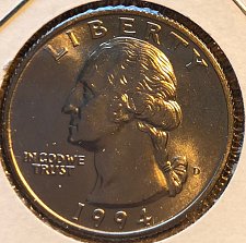 1994 D Washington Quarter Coin Value Prices, Photos & Info