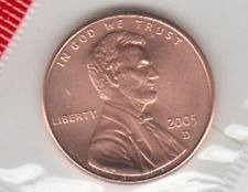 2005 D Lincoln Memorial Penny Coin Value Prices, Photos & Info