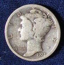 1923 Mercury Dimes Winged Liberty Silver Dime: Value and Prices