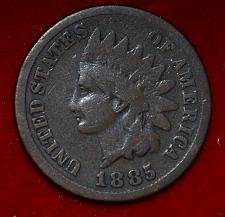 1885 Indian Head Cent Bronze Composite Penny: Value and Prices