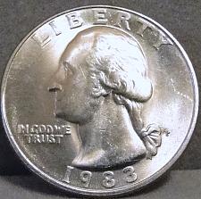 1983 P Washington Quarters Clad Composition: Value and Prices