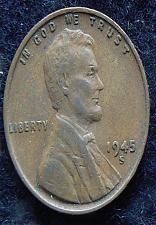 1945 S Lincoln Wheat Cent Bronze Composite Penny: Value and Prices
