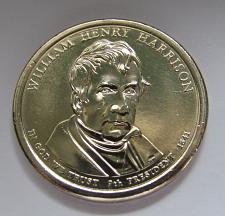 2009 D Presidential Dollars William Henry Harrison Golden Dollar: Value ...