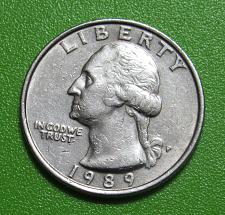 1989 P Washington Quarter Coin Value Prices, Photos & Info