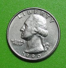 1990 P Washington Quarter Coin Value Prices, Photos & Info