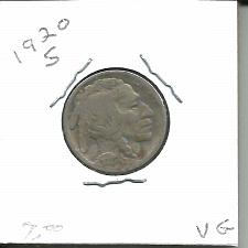 1920 S Buffalo / Indian Head Nickel Coin Value Prices, Photos & Info