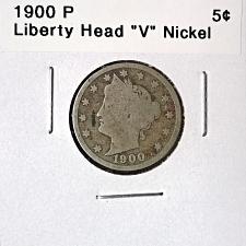 1900 Liberty Head "V" Nickel Coin Value Prices, Photos & Info