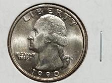 1990 P Washington Quarter Coin Value Prices, Photos & Info