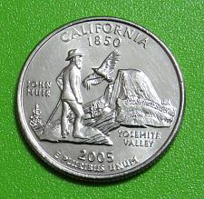 2005 D California State Quarter Coin Value Prices, Photos & Info