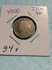 1900 Liberty Head "V" Nickel Coin Value Prices, Photos & Info