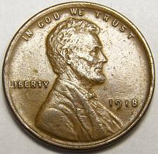 1918 Lincoln Wheat Penny Coin Value Prices, Photos & Info