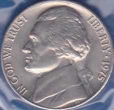 1975 Jefferson Nickel Coin Value Prices, Photos & Info