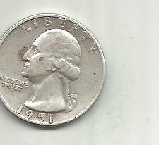 1951 Washington Silver Quarter Coin Value Prices, Photos & Info