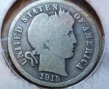 1915 Barber Dime Coin Value Prices, Photos & Info