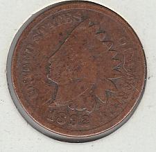 1892 Indian Head Penny Coin Value Prices, Photos & Info