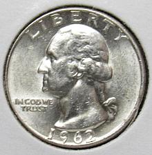 1962 D Washington Silver Quarter Coin Value Prices, Photos & Info