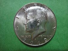1969 D Kennedy Silver Half Dollar 40% Silver Coin Value Prices, Photos ...