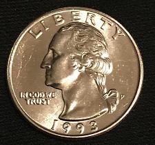 1993 P Washington Quarter Coin Value Prices, Photos & Info