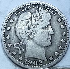 1902 Barber Quarter Coin Value Prices, Photos & Info