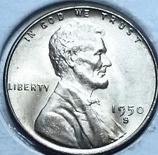 1950 S Lincoln Wheat Penny Coin Value Prices, Photos & Info