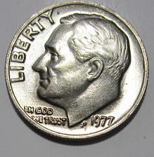 1977 Roosevelt Dime Coin Value Prices, Photos & Info