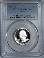 1992 S Washington Quarter Silver Proof Coin Value Prices, Photos & Info