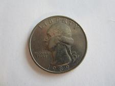 1989 P Washington Quarter Coin Value Prices, Photos & Info