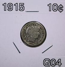 1915 Barber Dime Coin Value Prices, Photos & Info