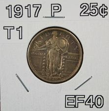 1917 Standing Liberty Quarter Type 1 Coin Value Prices, Photos & Info