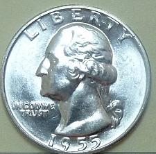1955 D Washington Silver Quarter Coin Value Prices, Photos & Info