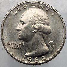 1968 Washington Quarter Coin Value Prices, Photos & Info