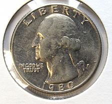 1980 P Washington Quarter Coin Value Prices, Photos & Info