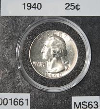 1940 Washington Silver Quarter Coin Value Prices, Photos & Info