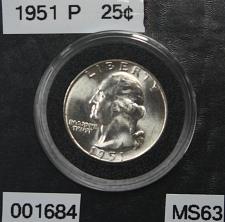 1951 Washington Silver Quarter Coin Value Prices, Photos & Info