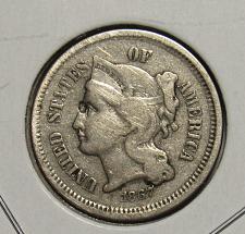 1867 Nickel Three Cent Coin Value Prices, Photos & Info