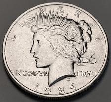 1924 Peace Silver Dollar Coin Value Prices, Photos & Info