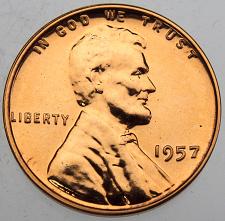 1957 Lincoln Wheat Penny Coin Value Prices, Photos & Info