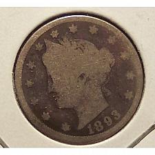 1893 Liberty Head "V" Nickel Coin Value Prices, Photos & Info