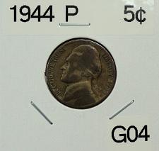 1944 P Jefferson Silver Wartime Nickel Coin Value Prices, Photos & Info