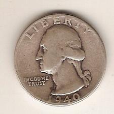1940 Washington Silver Quarter Coin Value Prices, Photos & Info