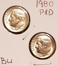 1980 P Roosevelt Dime Coin Value Prices, Photos & Info