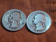 1940 Washington Silver Quarter Coin Value Prices, Photos & Info