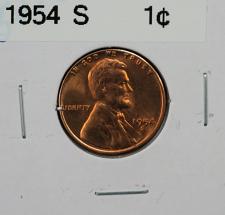 1954 S Lincoln Wheat Penny Coin Value Prices, Photos & Info