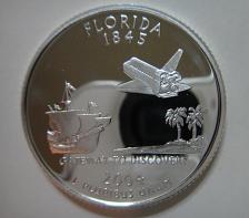 2004 S Florida State Quarter Silver Proof Coin Value Prices, Photos & Info