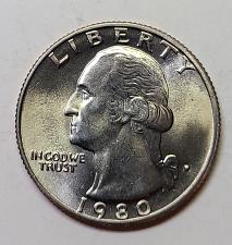 1980 P Washington Quarter Coin Value Prices, Photos & Info
