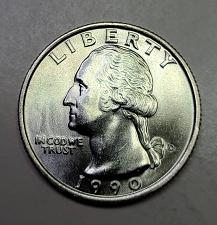 1990 D Washington Quarter Coin Value Prices, Photos & Info