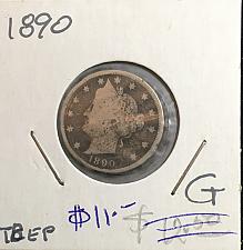 1890 Liberty Head "V" Nickel Coin Value Prices, Photos & Info