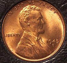 1945 S Lincoln Wheat Penny Coin Value Prices, Photos & Info