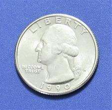 1990 D Washington Quarter Coin Value Prices, Photos & Info