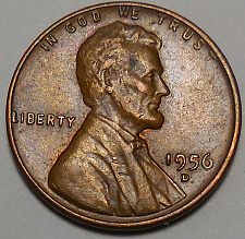 1956 D Lincoln Wheat Penny Coin Value Prices, Photos & Info